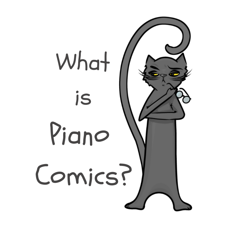 Piano Comics ‣ Piano Scores + Comic