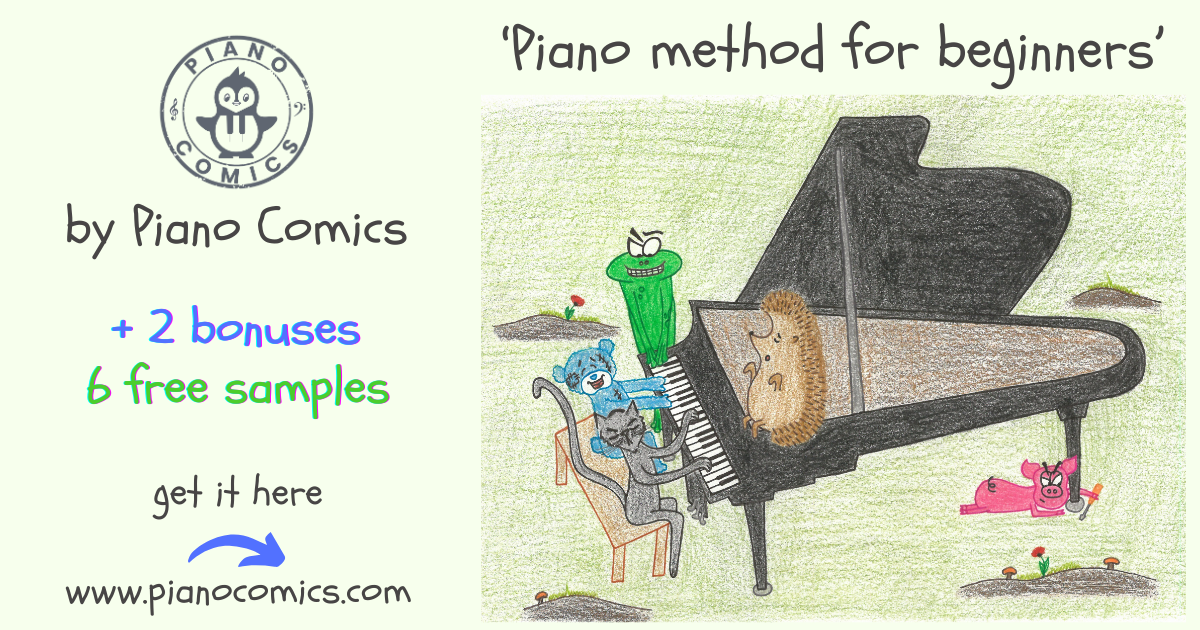 piano method for beginners ‣ Piano Comics
