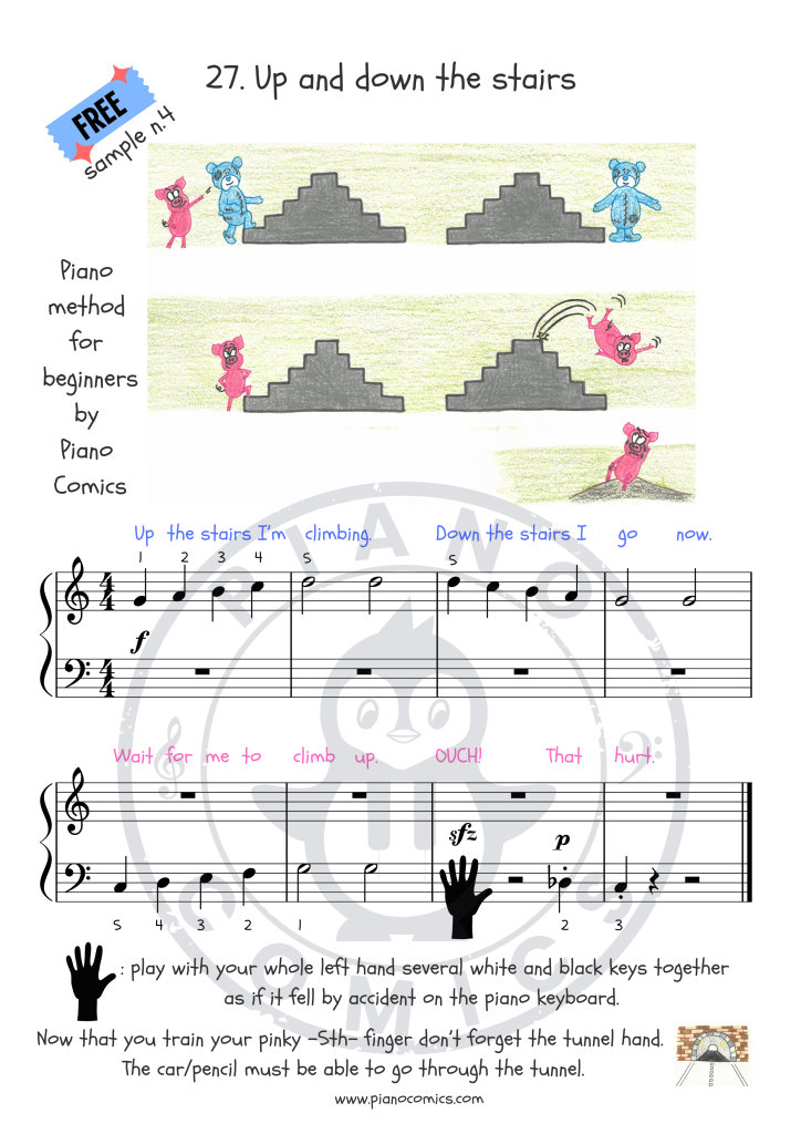 ‘Piano method for beginners’ by Piano Comics + 2 bonuses 6 free samples ...